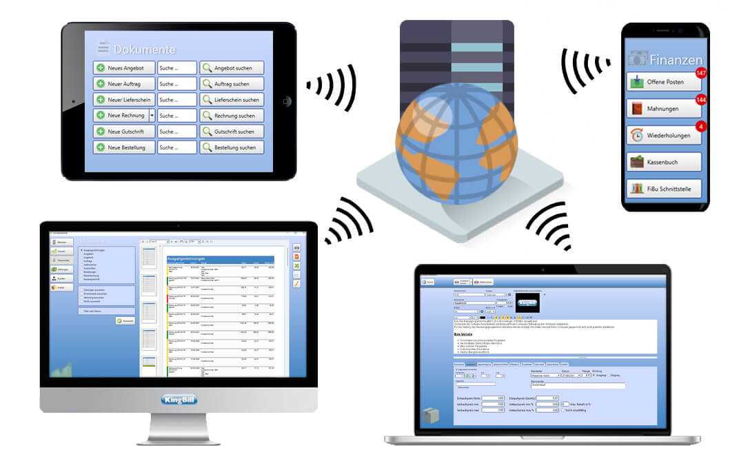 Zusätzliche Benutzer für KingBill ONLINE